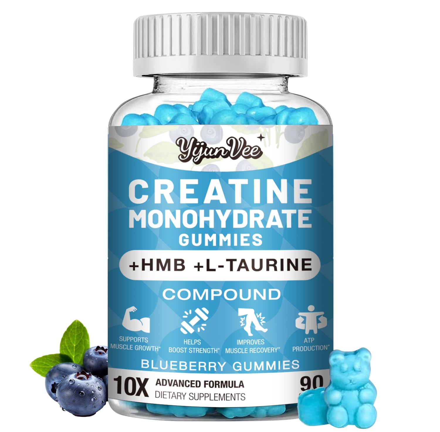 YijunVee creatine gummies for energy