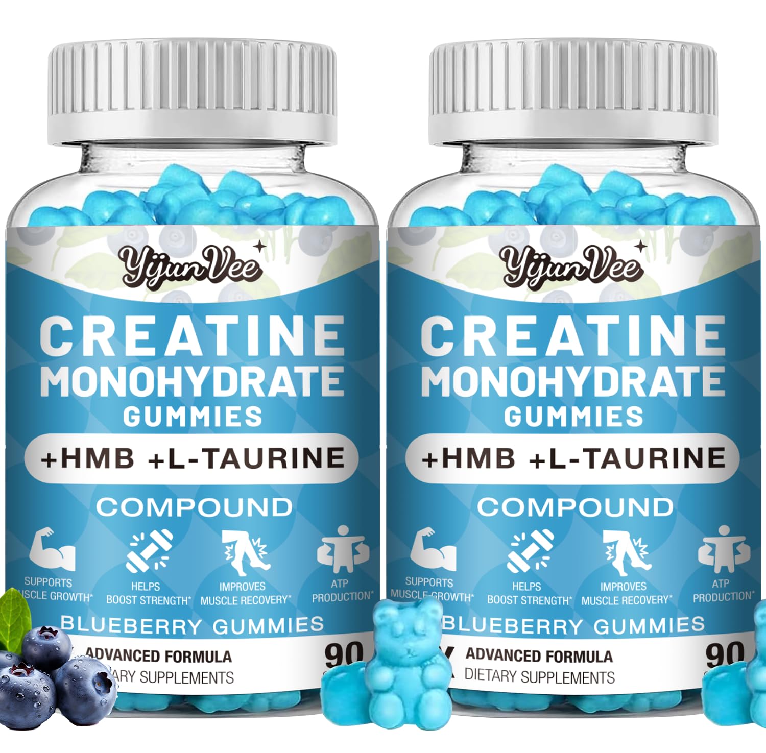 YijunVee creatine gummies for muscle growth