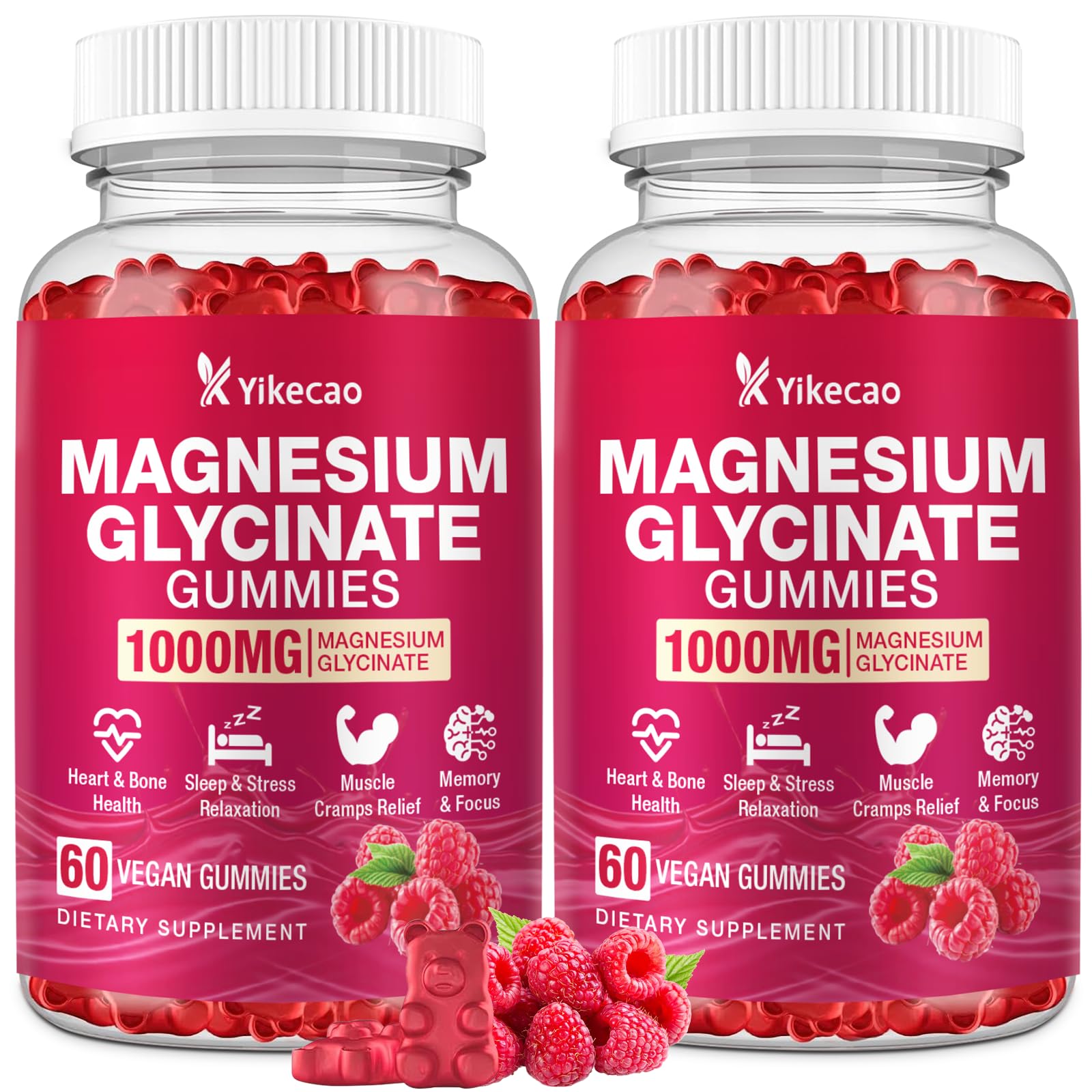 Yikecao magnesium glycinate gummies for relaxation