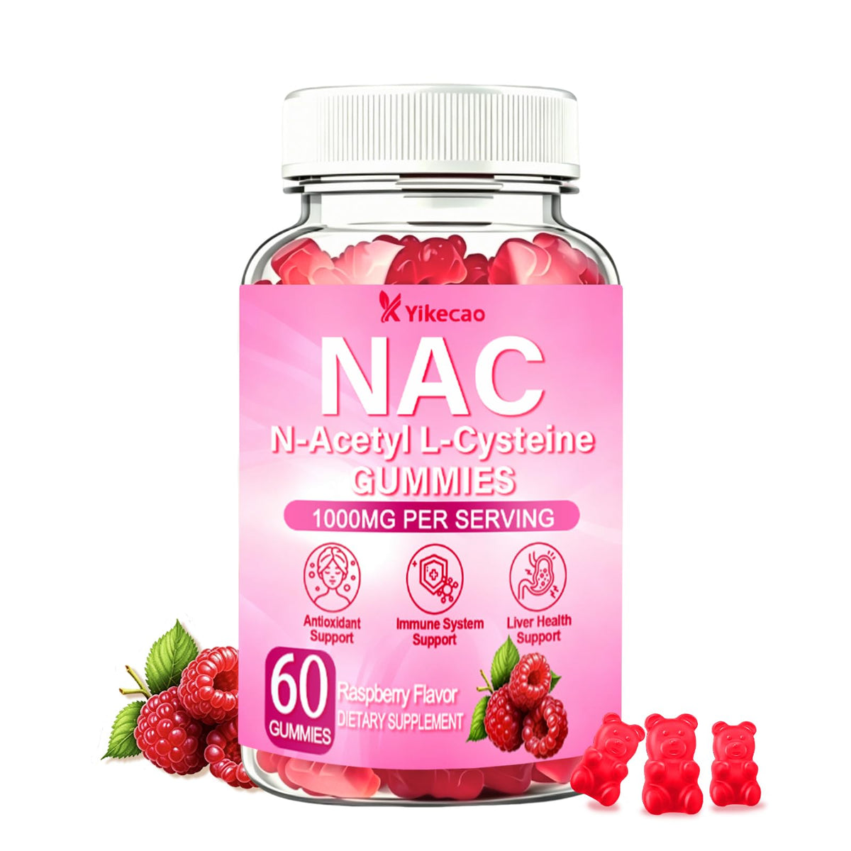 Yikecao NAC gummies for immune support