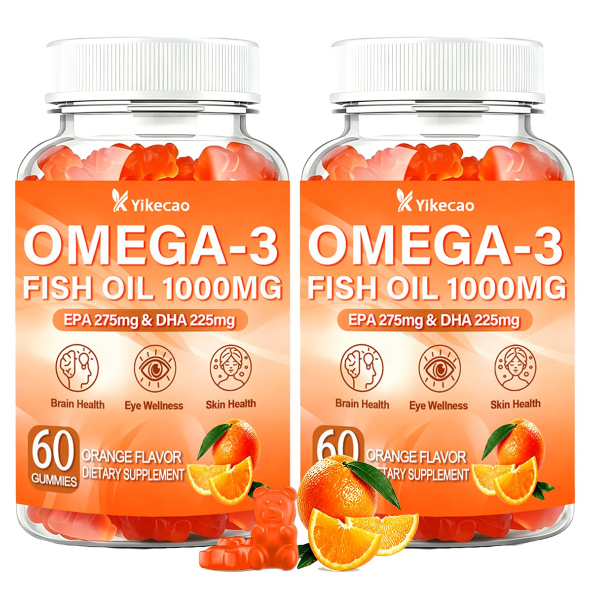Yikecao Omega 3 fish oil gummies