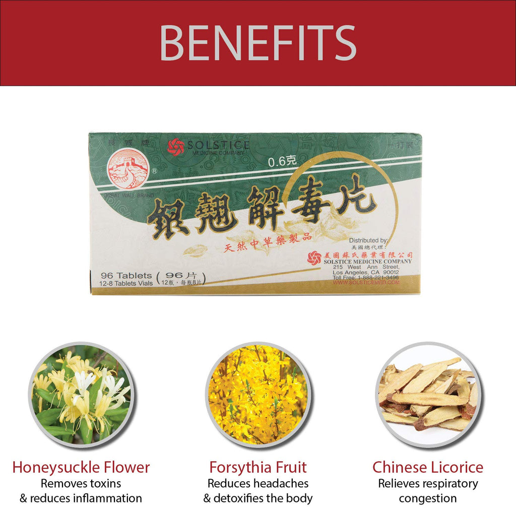 Yin Chiao 96 tablets for cold relief
