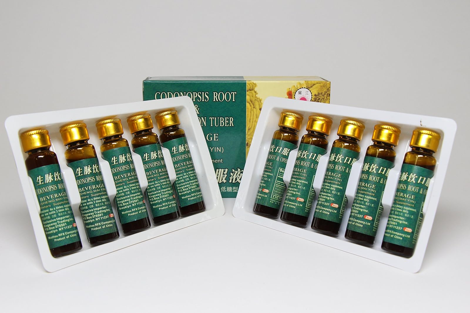Yin Kong herbal vials for vitality