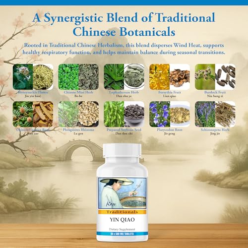 Yin Qiao herbal tablets for throat comfort