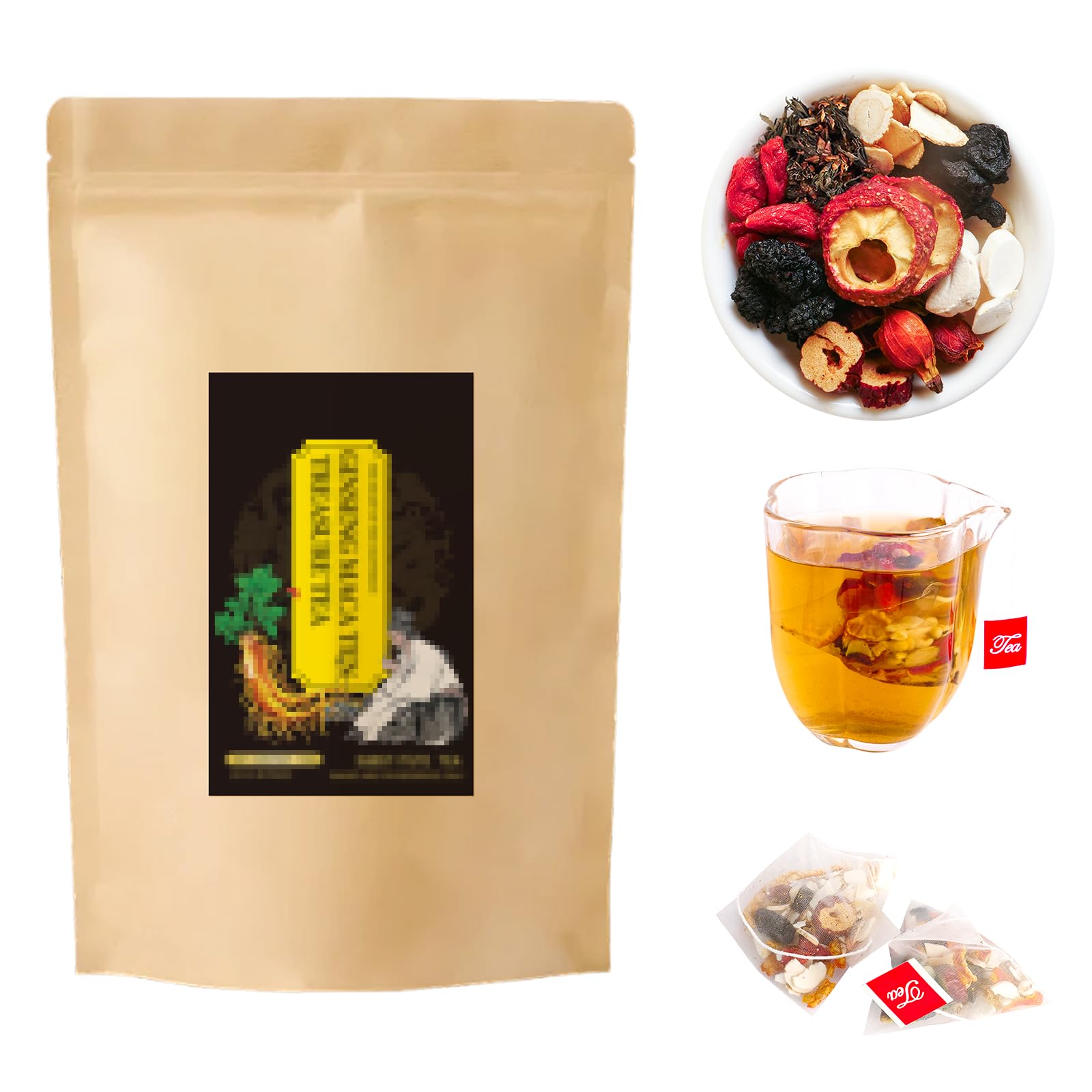 Yinghuatang ginseng maca herbal tea bags