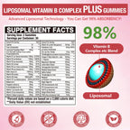 Ylorithyn Vitamin B Complex gummies with essential nutrients