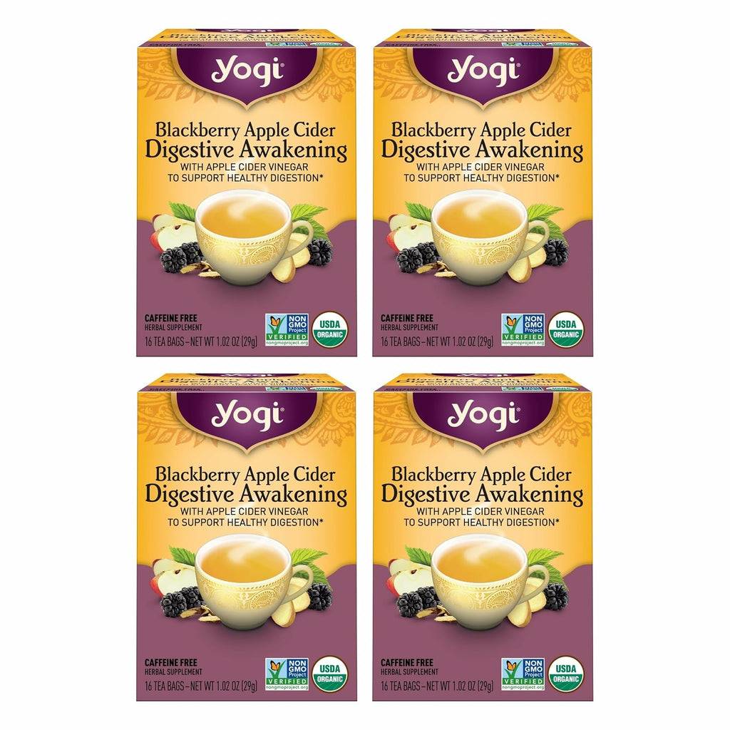 Yogi blackberry apple cider herbal tea