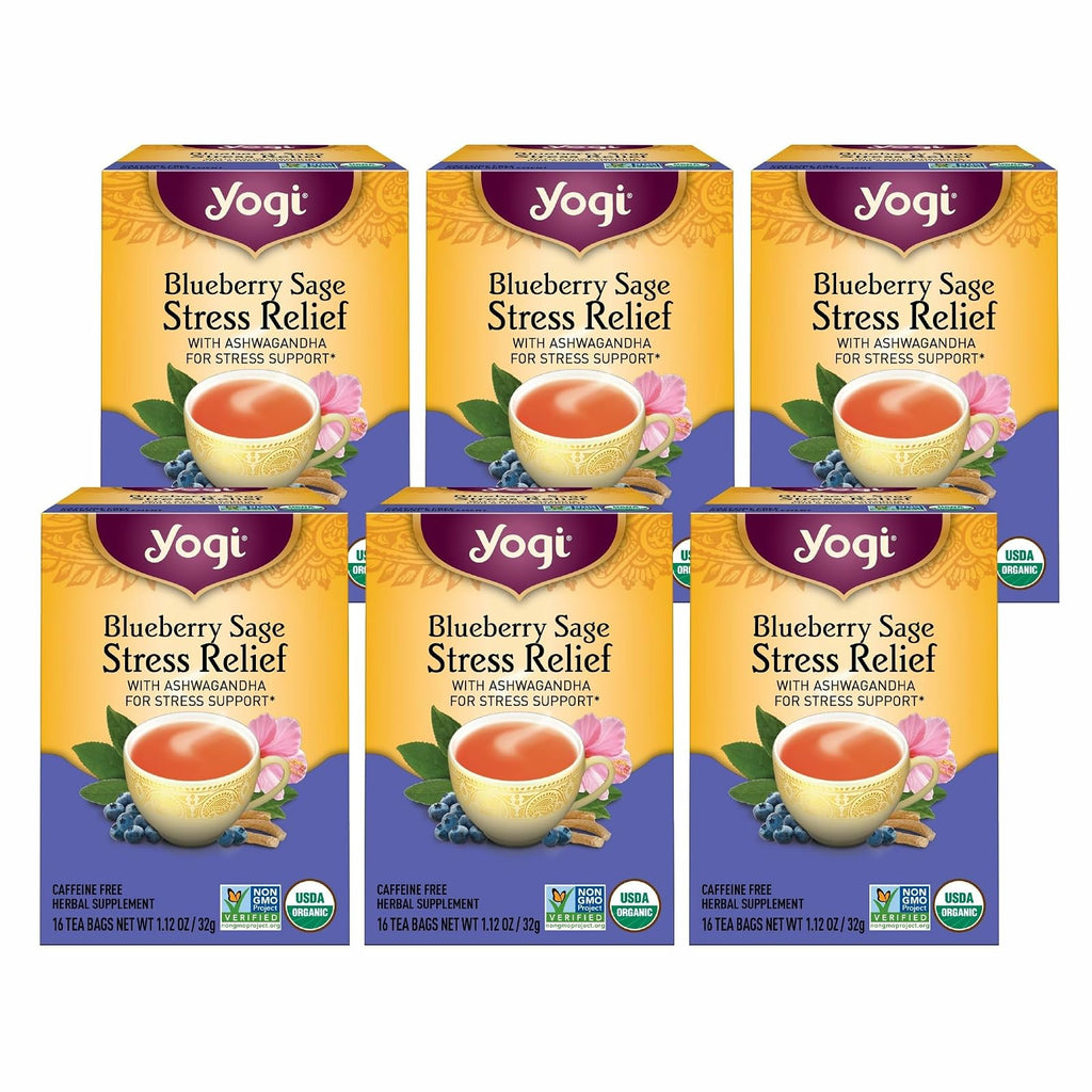 Yogi Blueberry Sage herbal tea bags