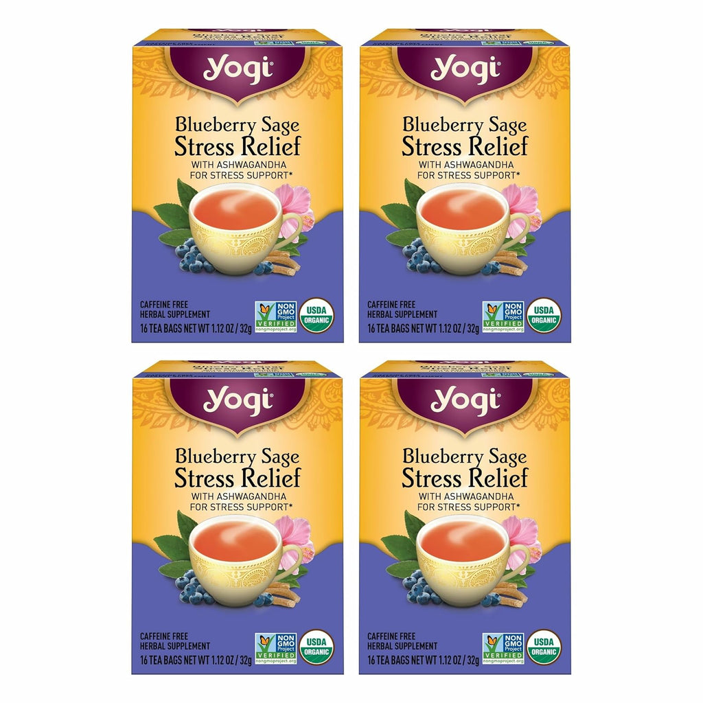 Yogi Blueberry Sage herbal tea bags