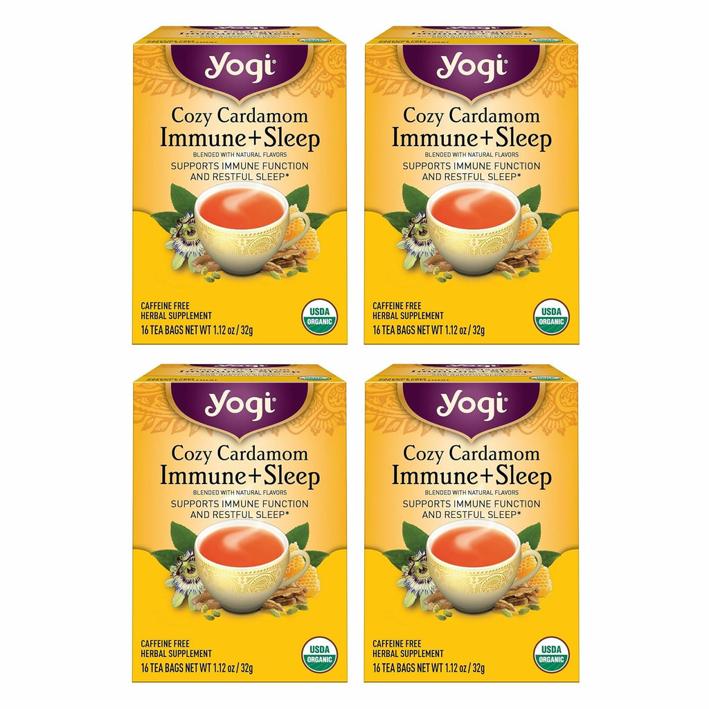 Yogi Cozy Cardamom herbal tea bags