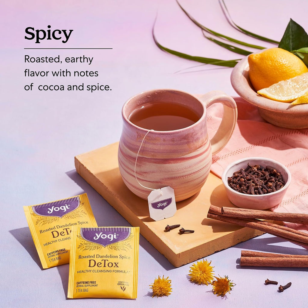 Yogi dandelion tea for digestion