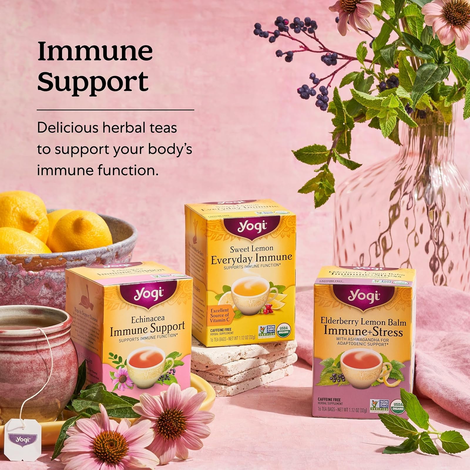 Yogi echinacea tea for colds