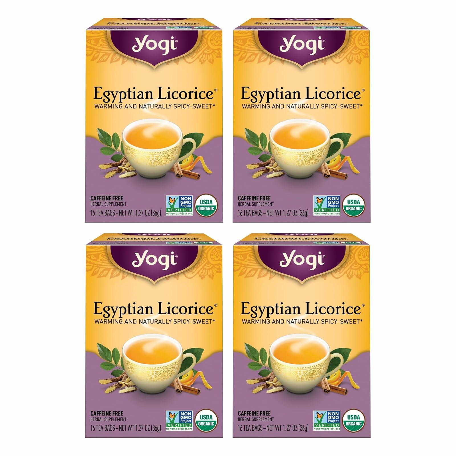 Yogi Egyptian Licorice herbal tea bags