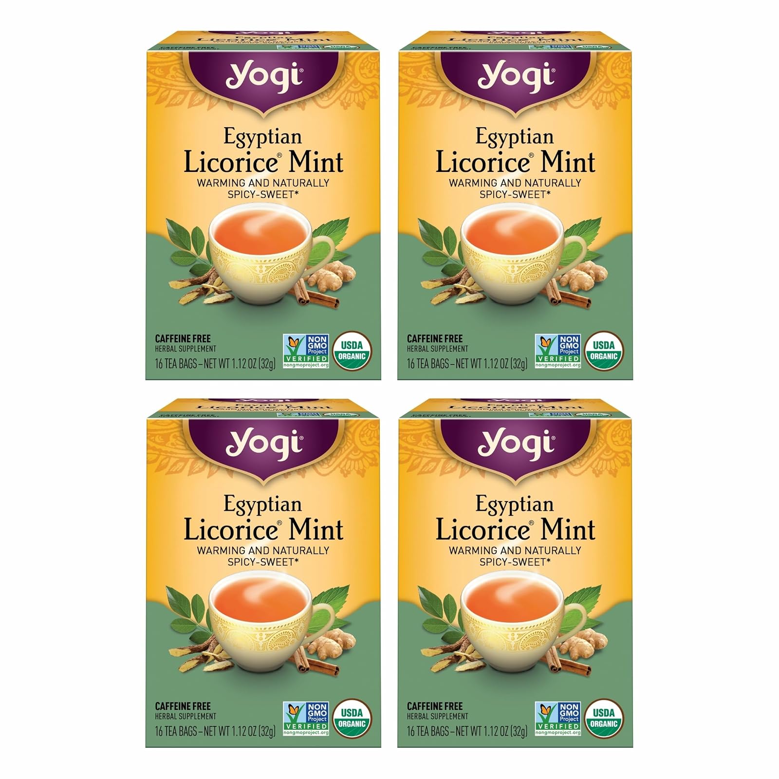 Yogi Egyptian Licorice Mint herbal tea