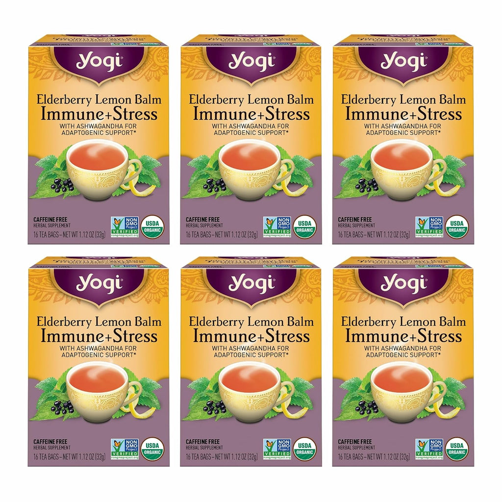 Yogi elderberry lemon balm herbal tea
