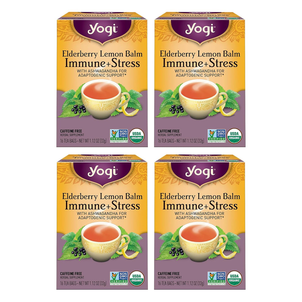 Yogi elderberry lemon herbal tea bags