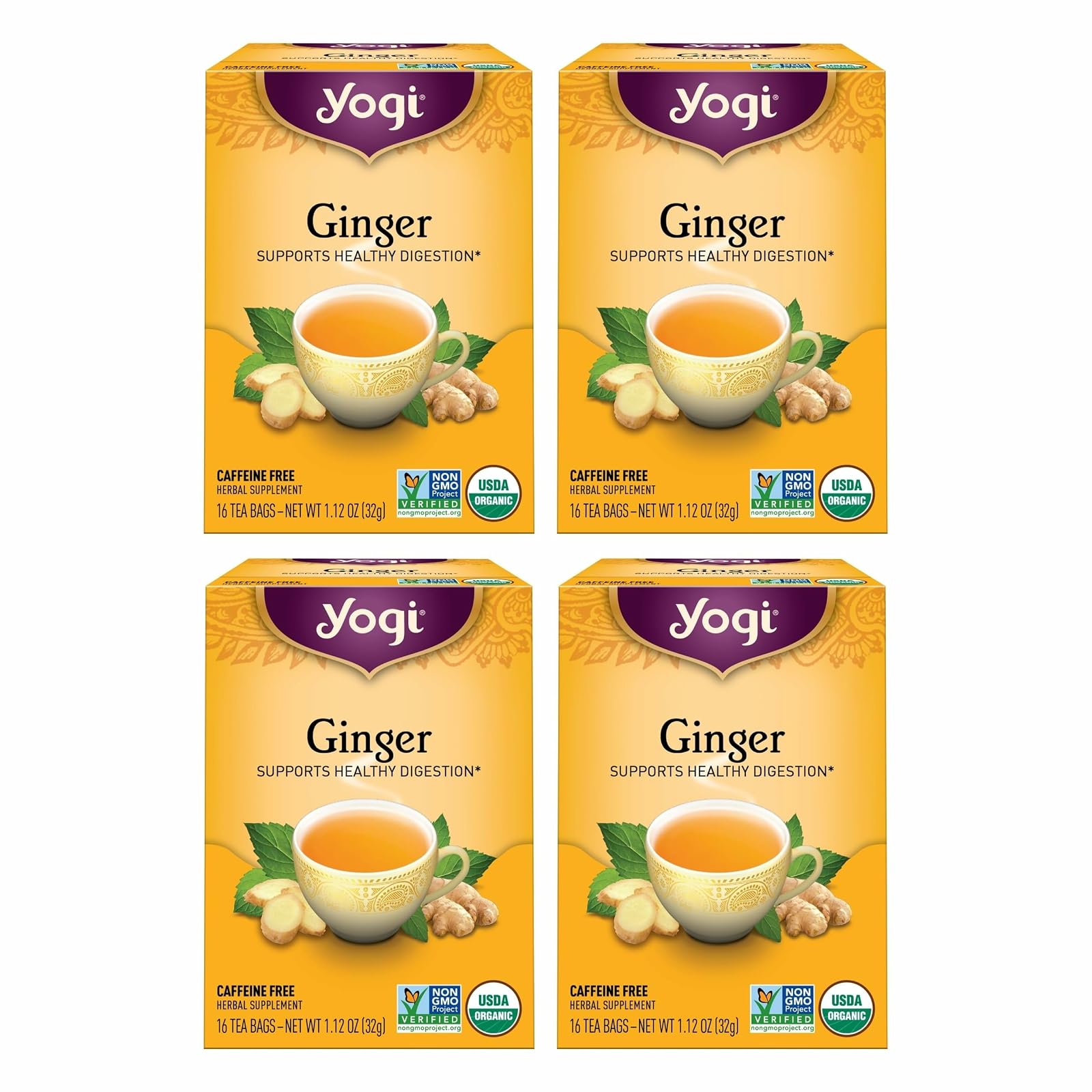 Yogi ginger tea for digestion