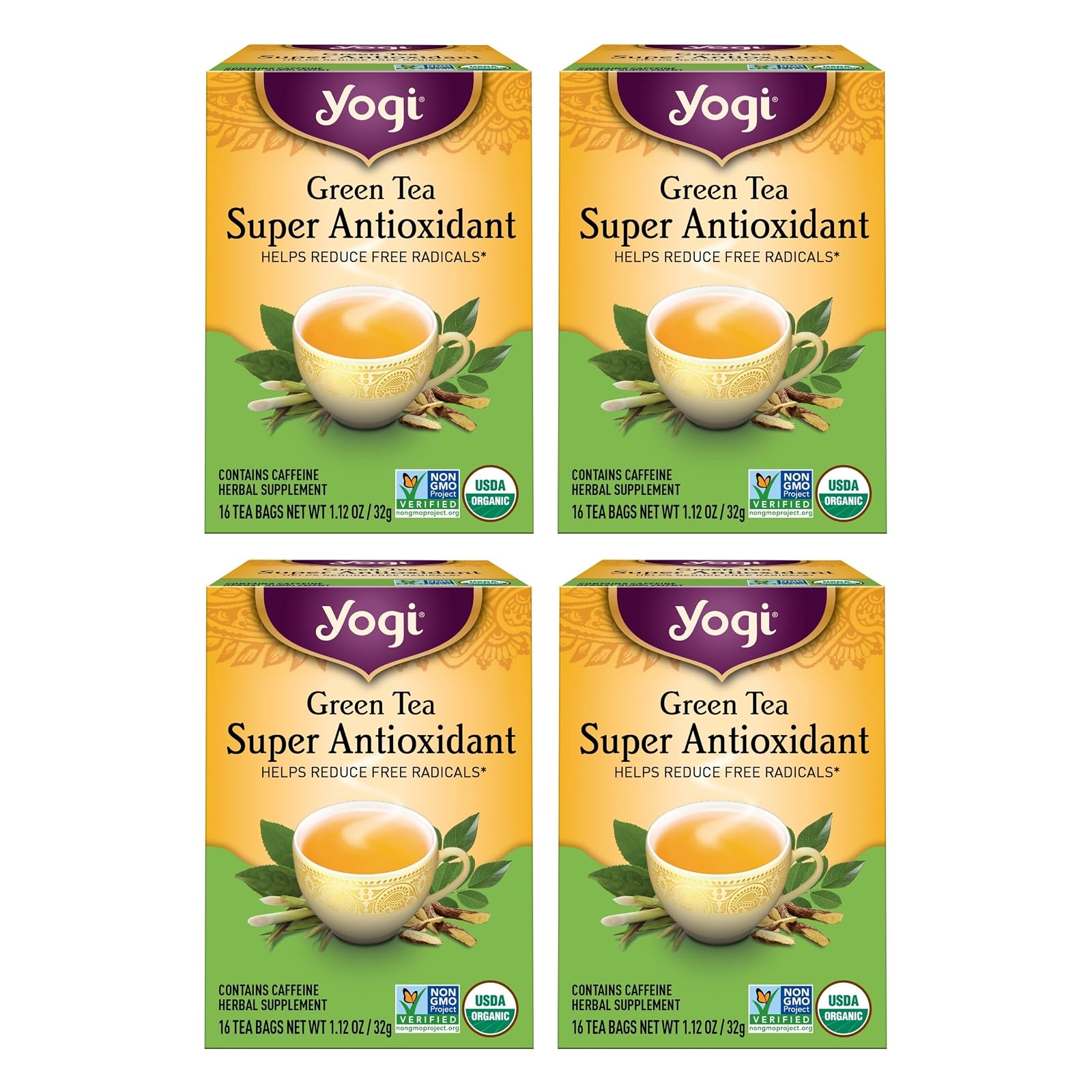 Yogi green tea antioxidant benefits