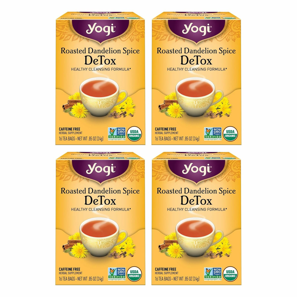 Yogi herbal detox tea bags