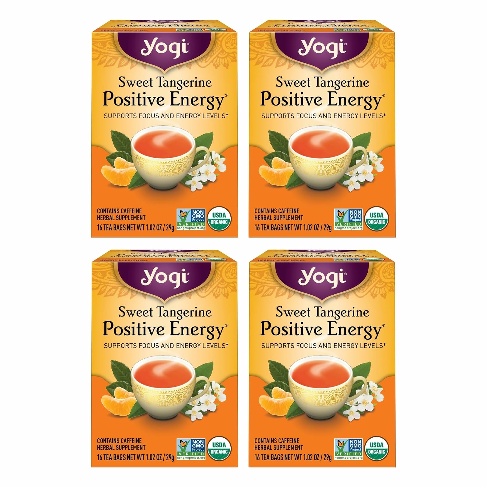 Yogi herbal tea for energy