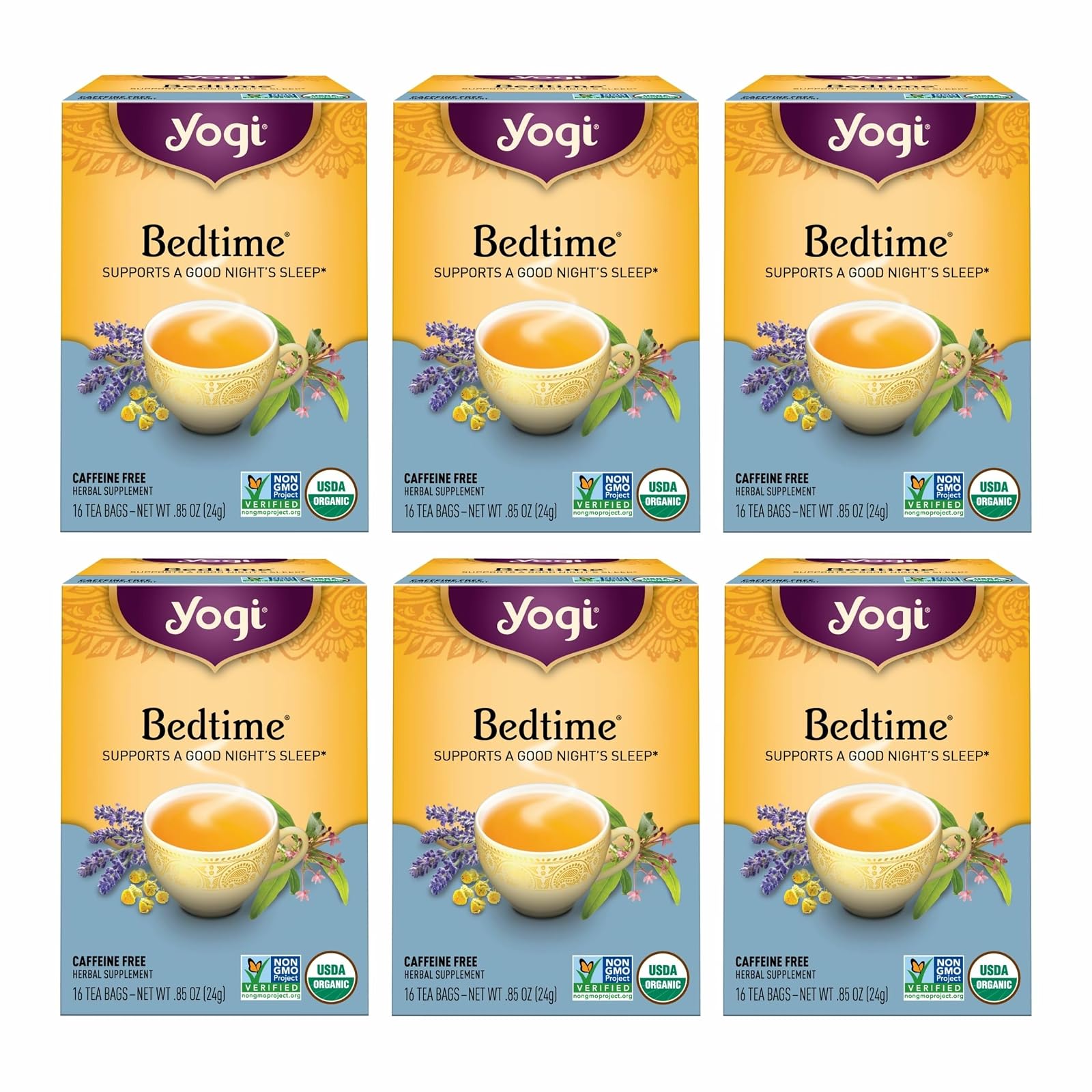 Yogi herbal tea for relaxation