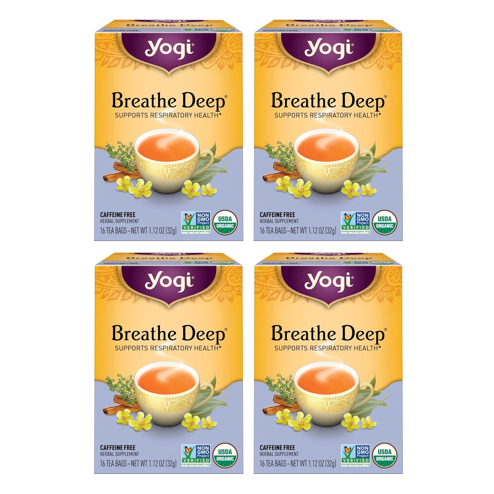 Yogi herbal tea for relaxation