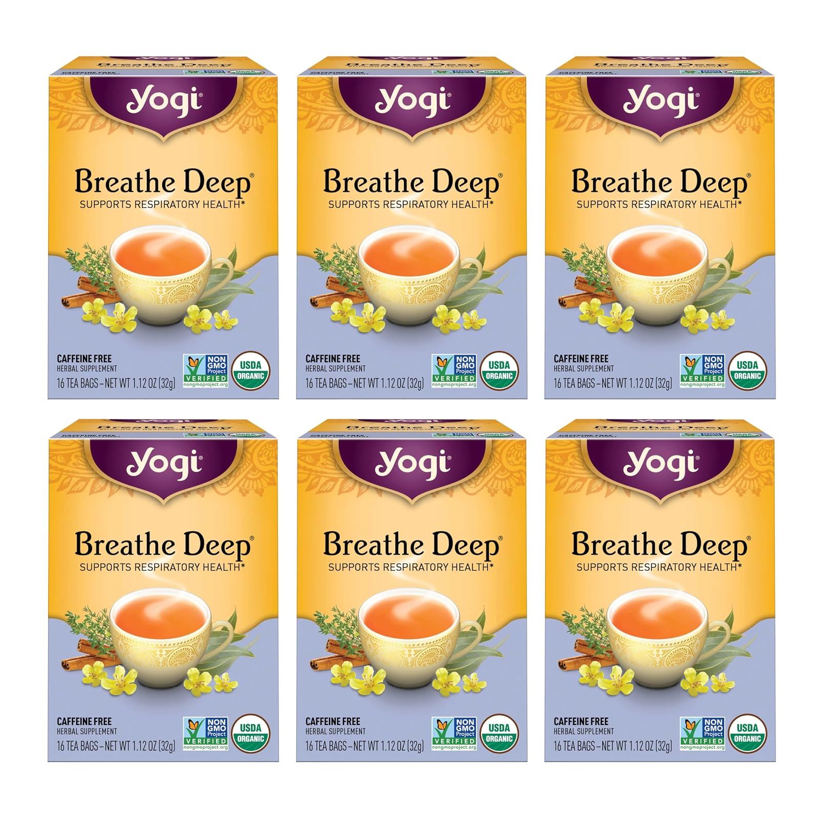 Yogi herbal tea for relaxation