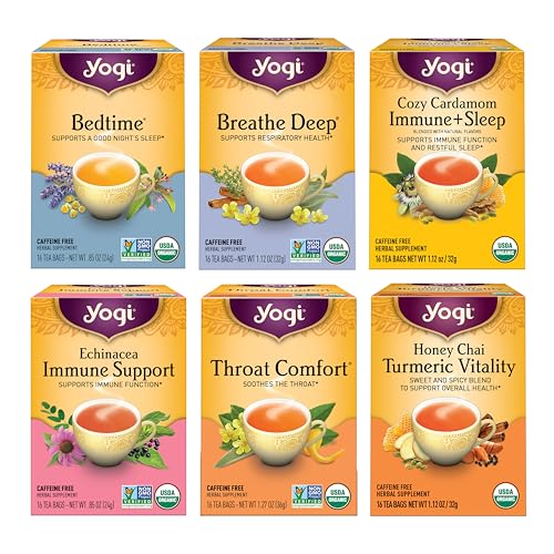 Yogi herbal tea sampler pack