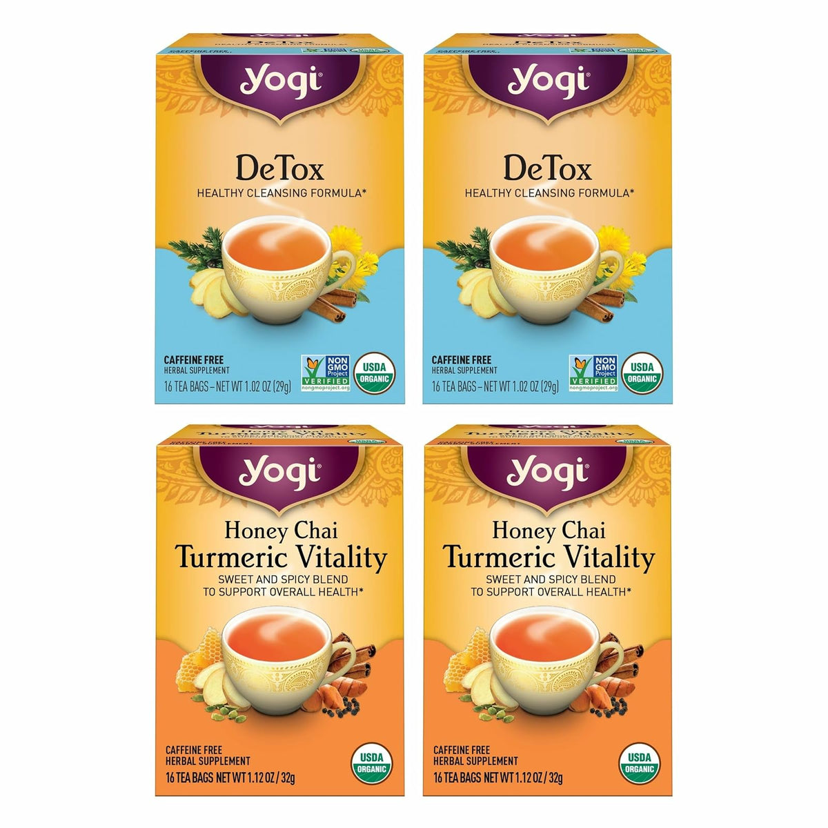 Yogi herbal tea variety pack