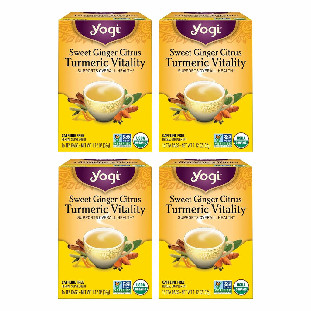 Yogi herbal tea with ginger