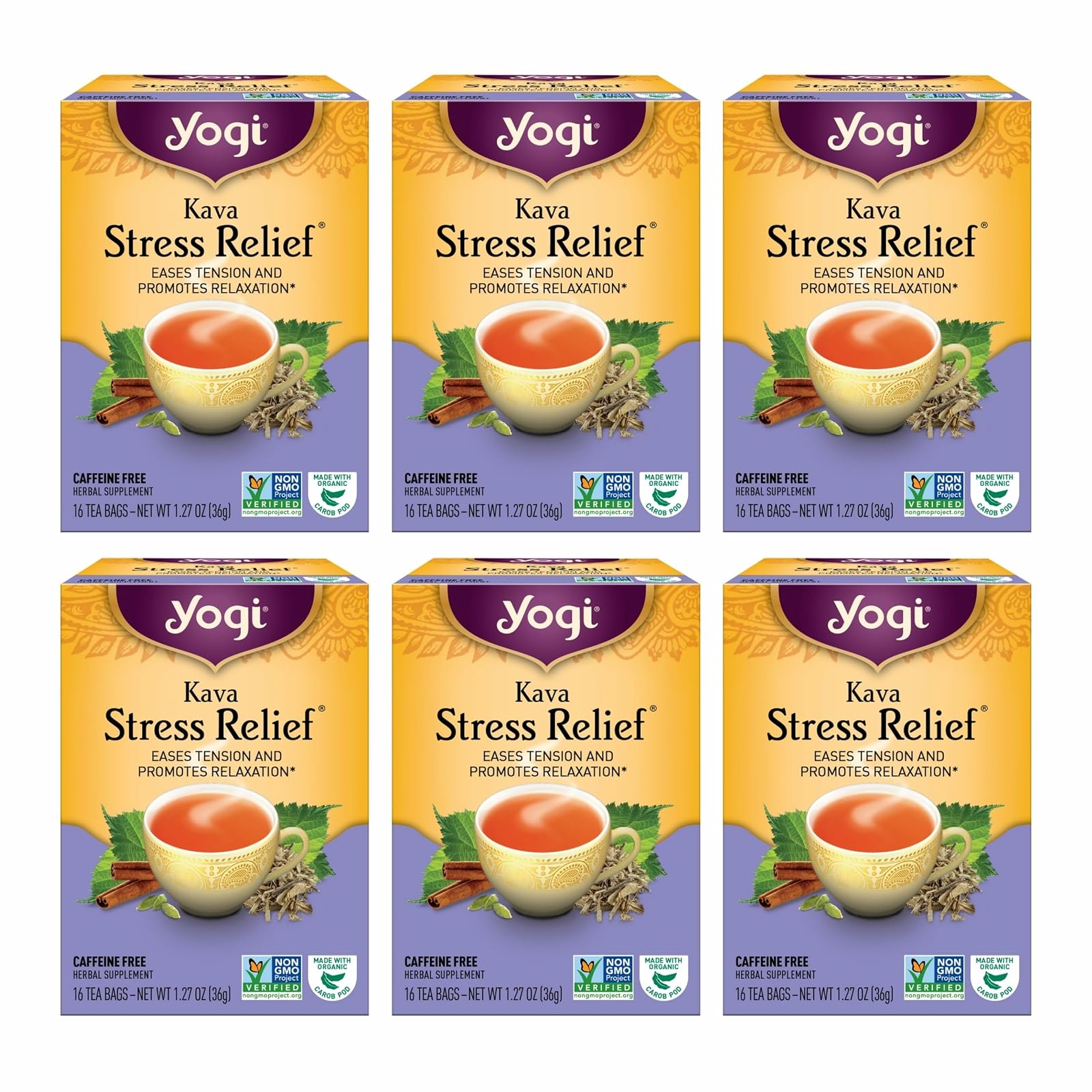 Yogi Kava stress relief herbal tea