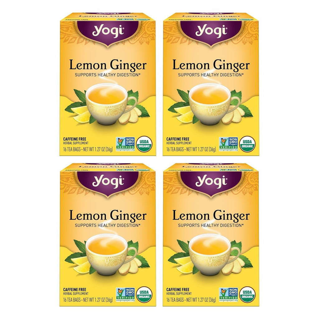 Yogi lemon ginger herbal tea bags