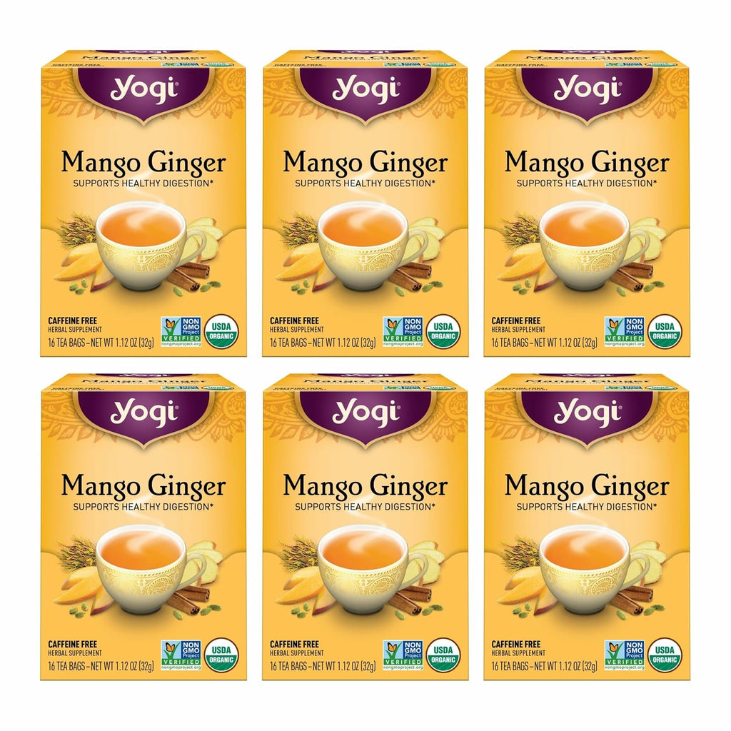 Yogi mango ginger herbal tea bags