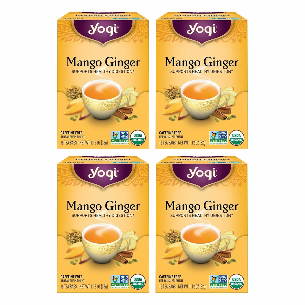 Yogi mango ginger herbal tea bags