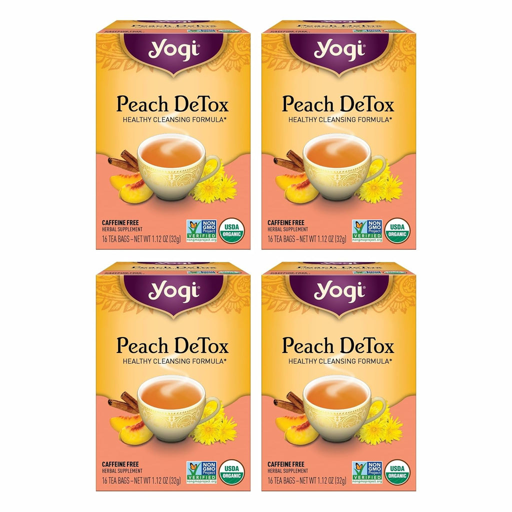 Yogi Peach DeTox herbal tea bags