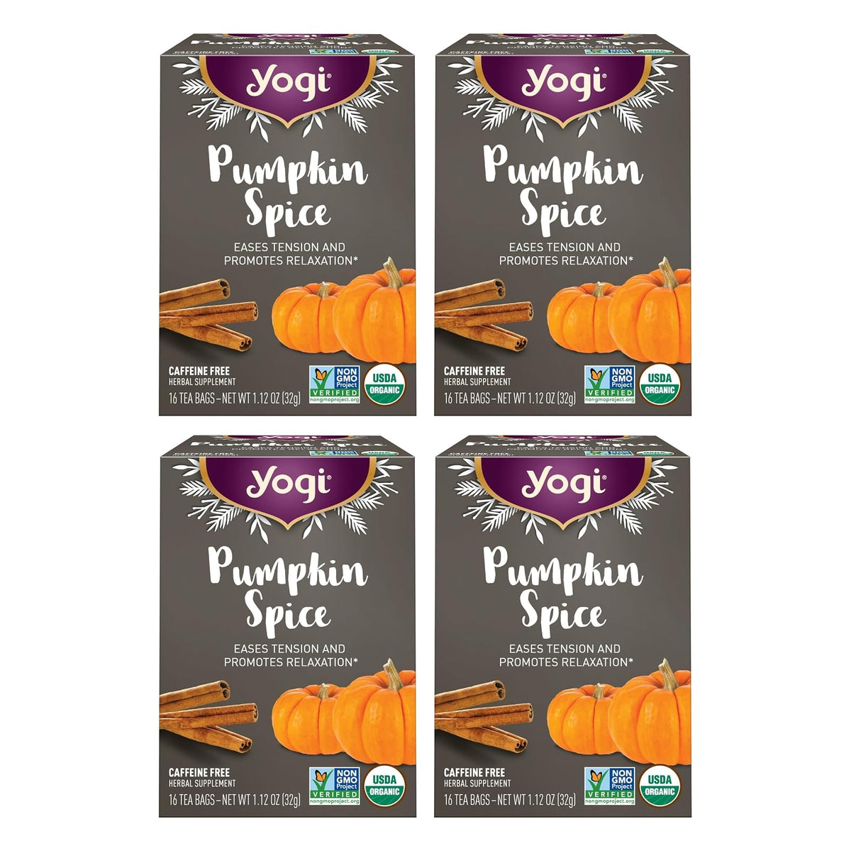 Yogi pumpkin spice herbal tea bags