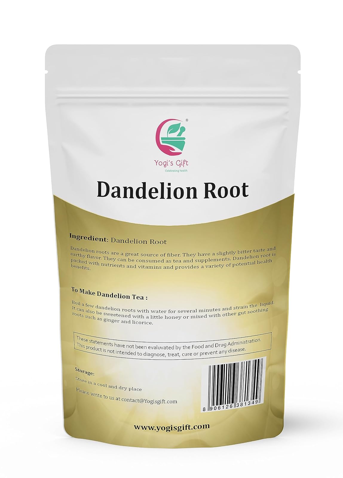 Yogi's Gift dandelion root benefits