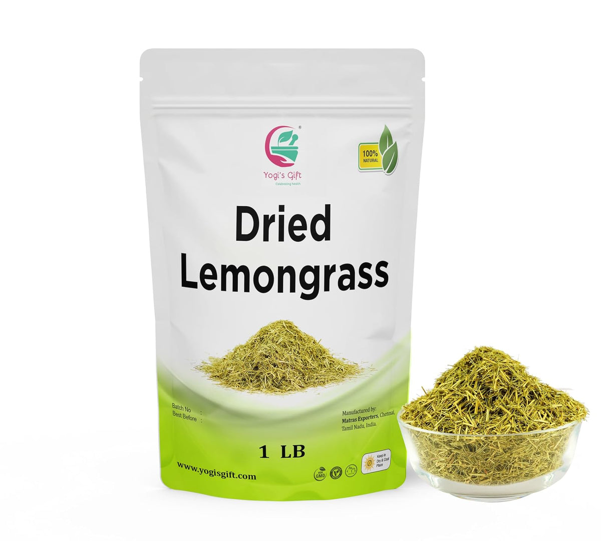Yogi's Gift dried lemongrass herbal tea