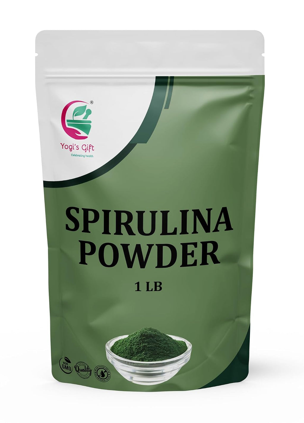 Yogi's Gift spirulina powder for smoothies