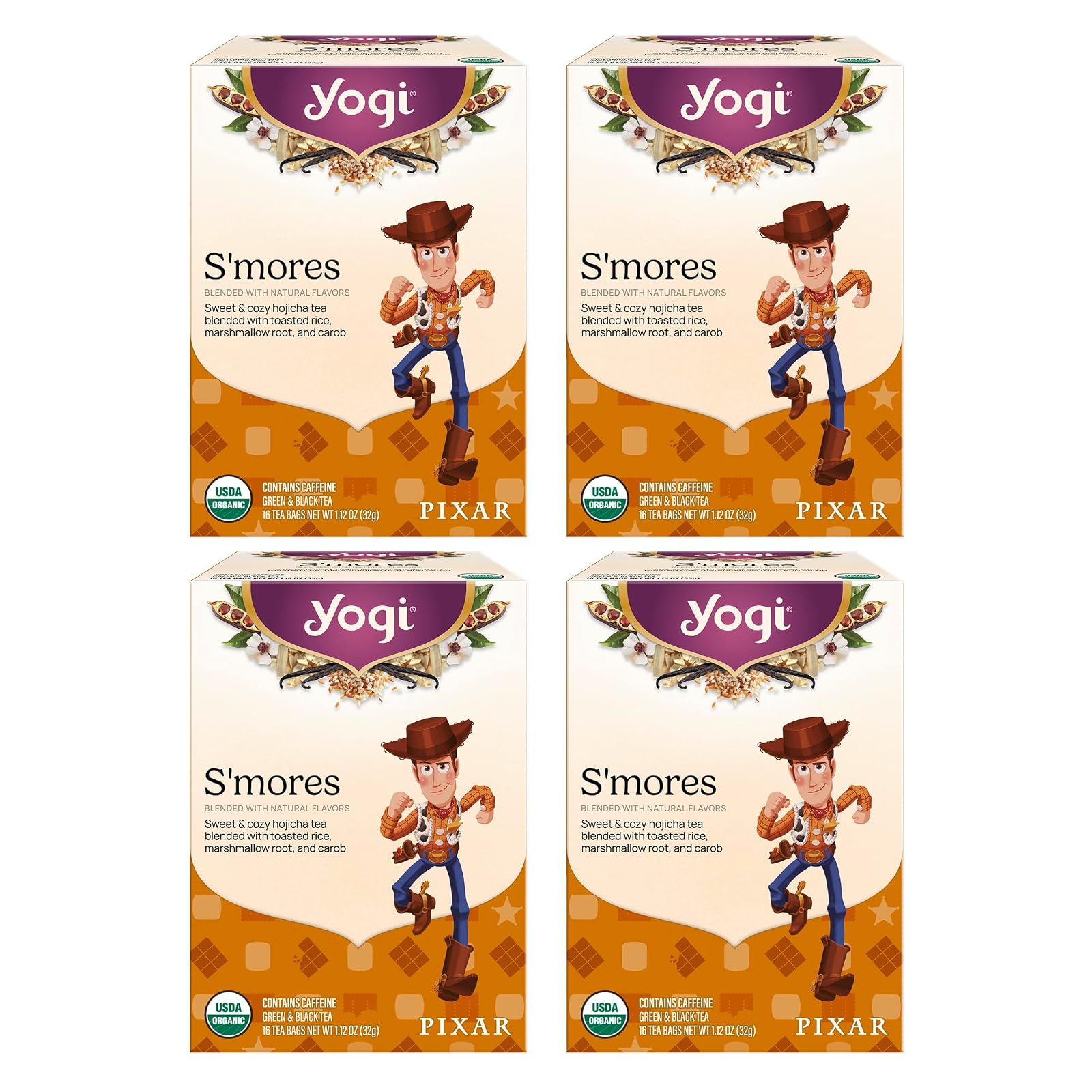 Yogi S'mores tea with cinnamon