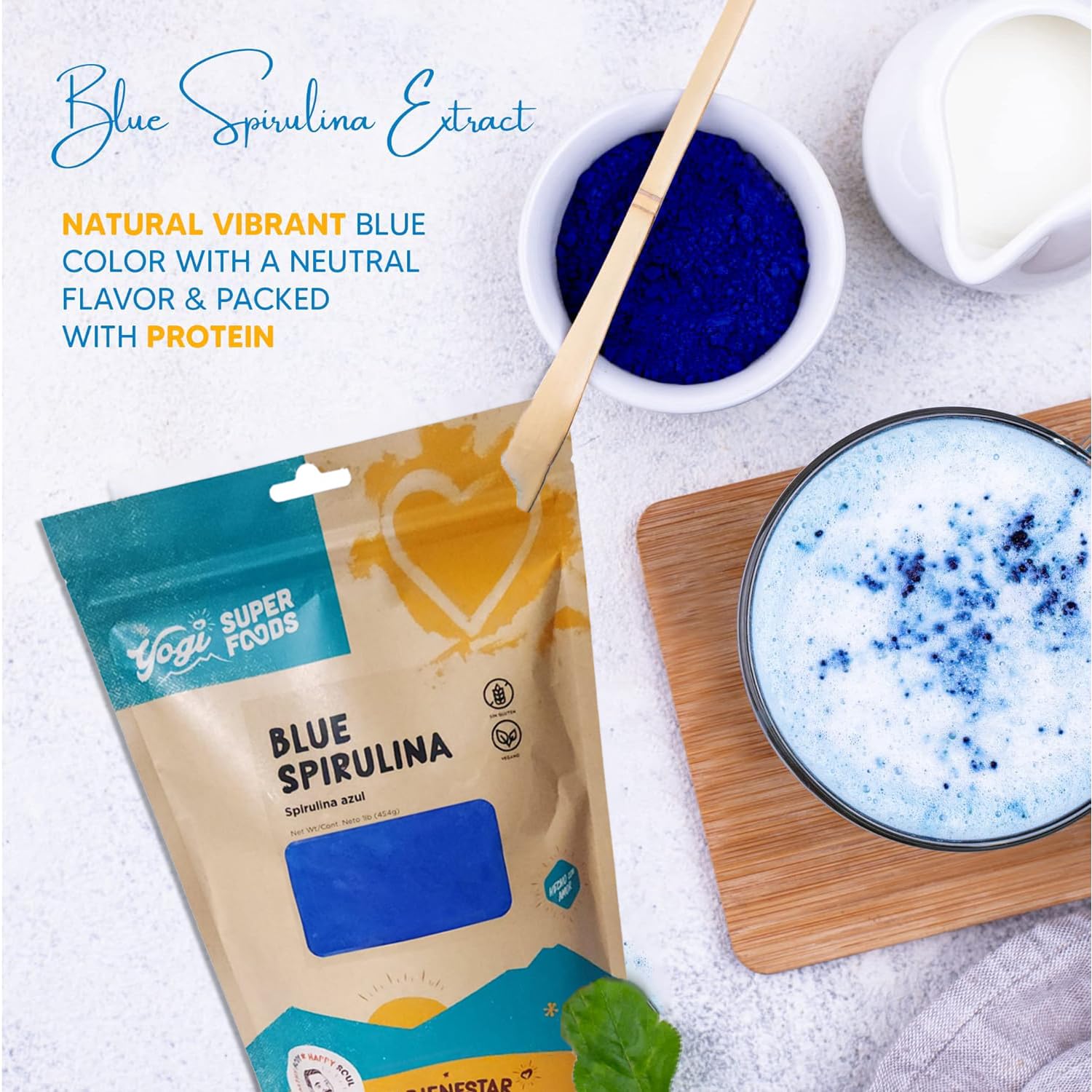 Yogi spirulina for energy boost