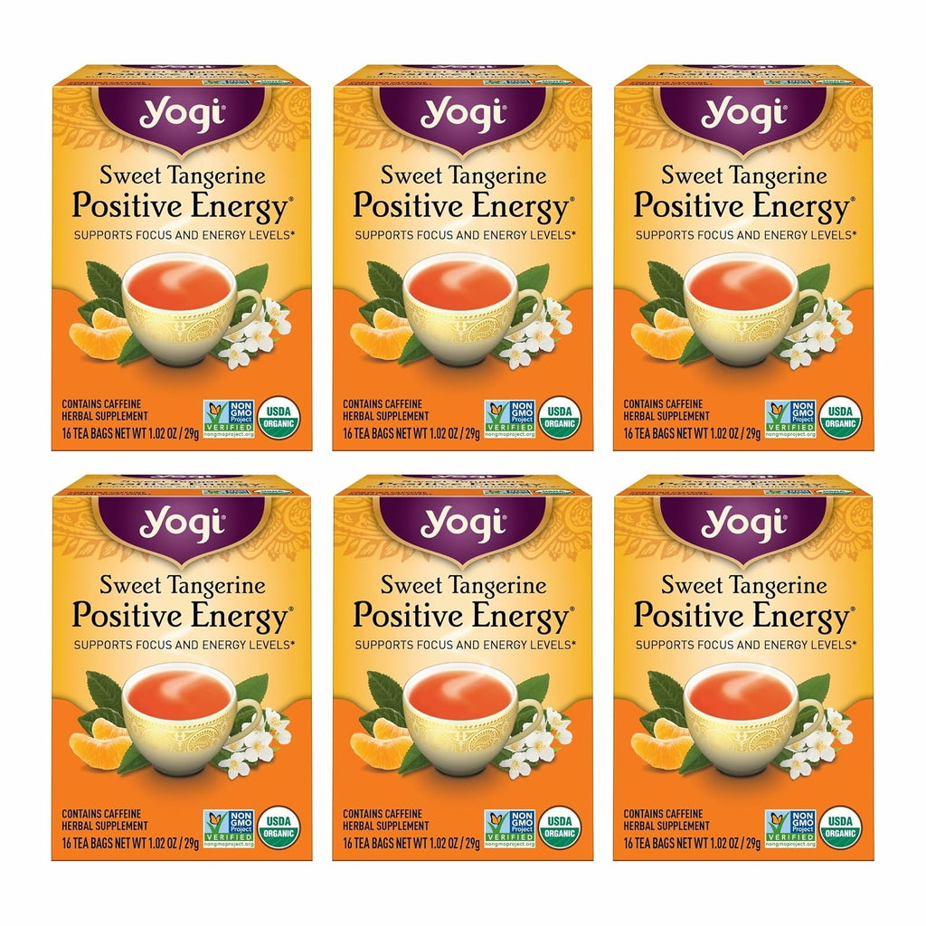 Yogi Sweet Tangerine herbal tea bags