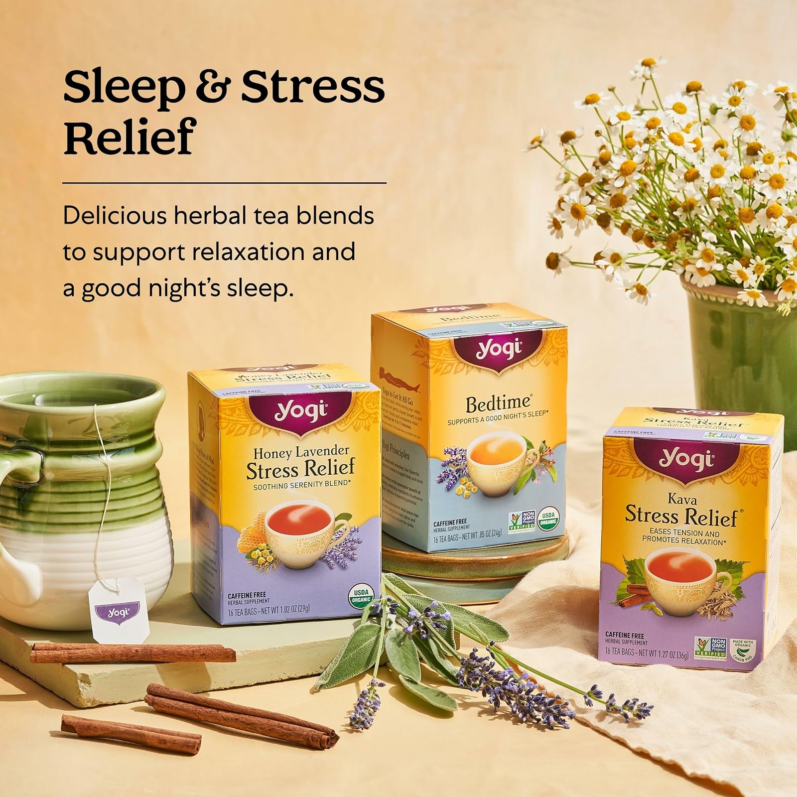Yogi tea for anxiety relief