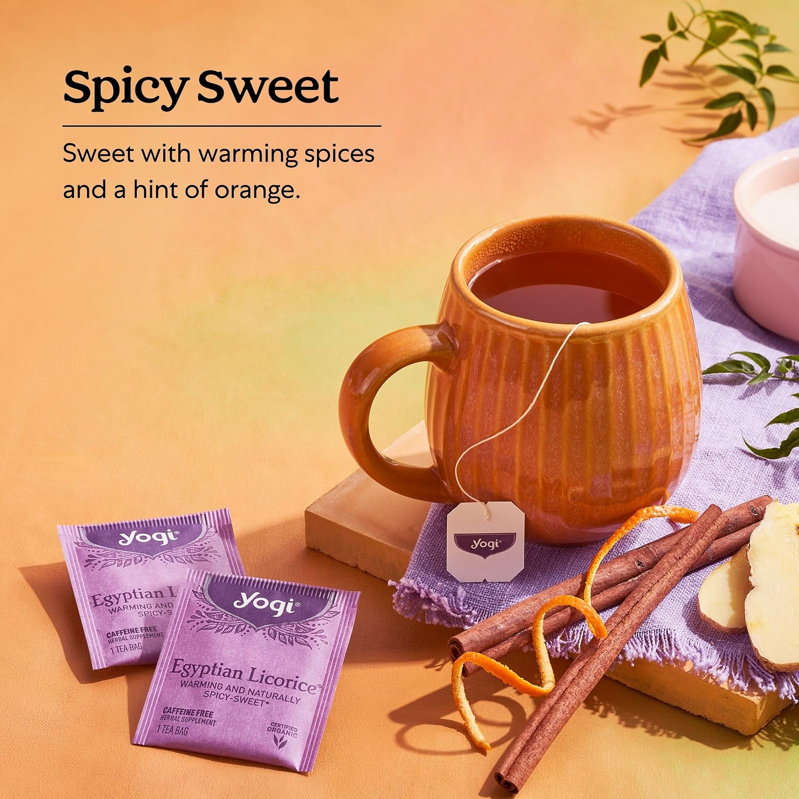 Yogi tea for digestive health support