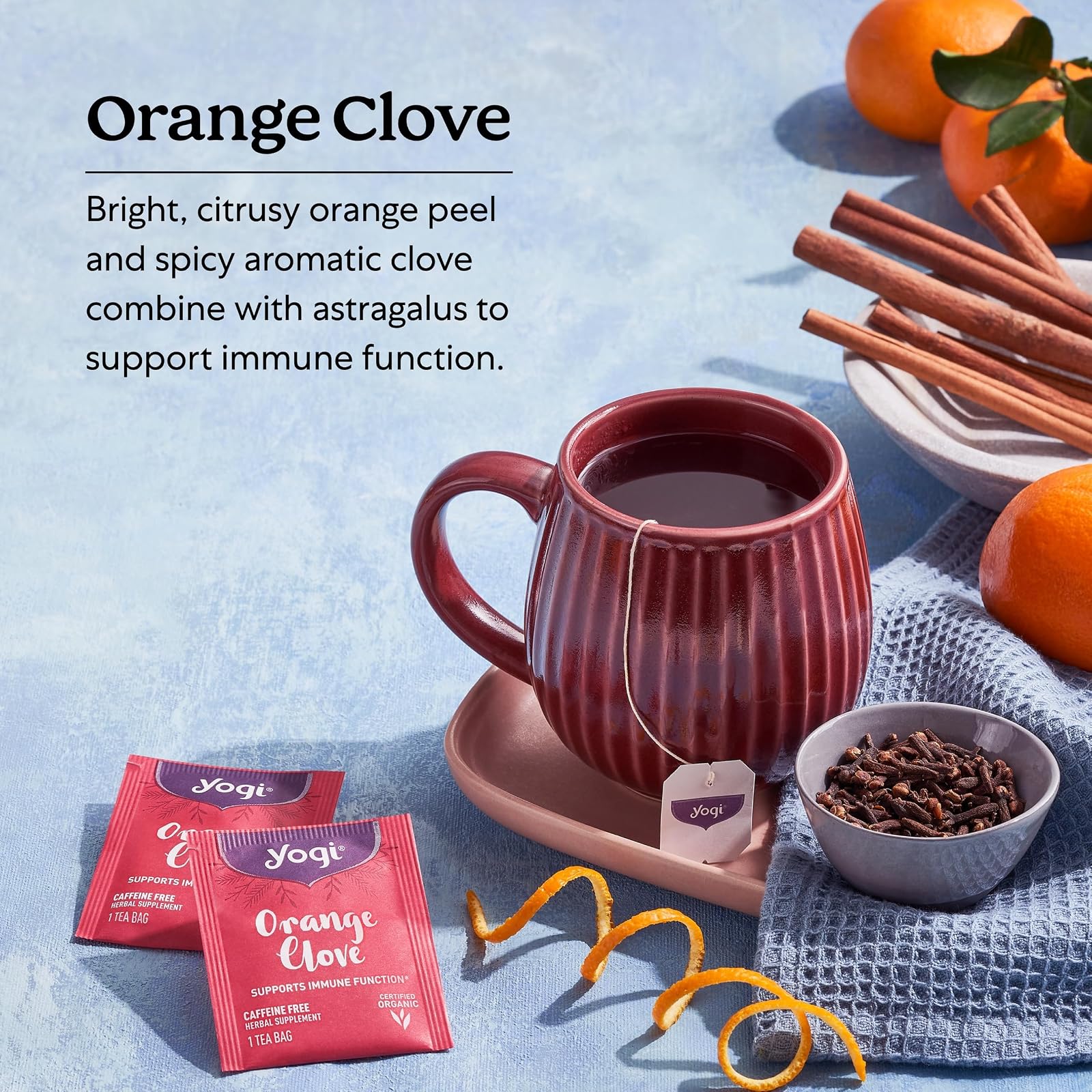 Yogi tea for soothing moments