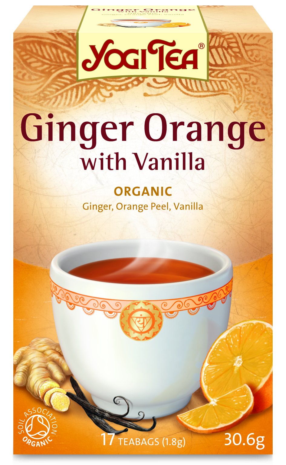 Yogi Tea Ginger Orange Vanilla blend