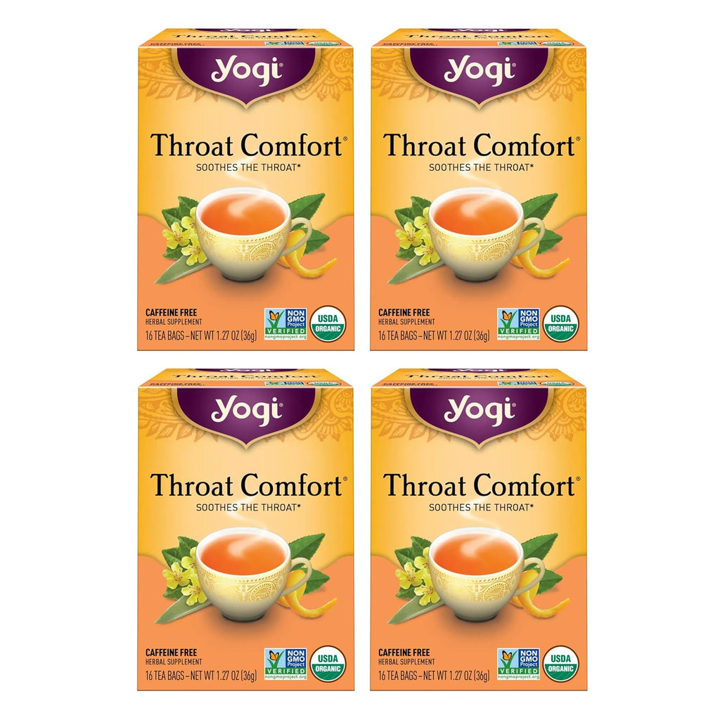 Yogi throat comfort herbal tea bags