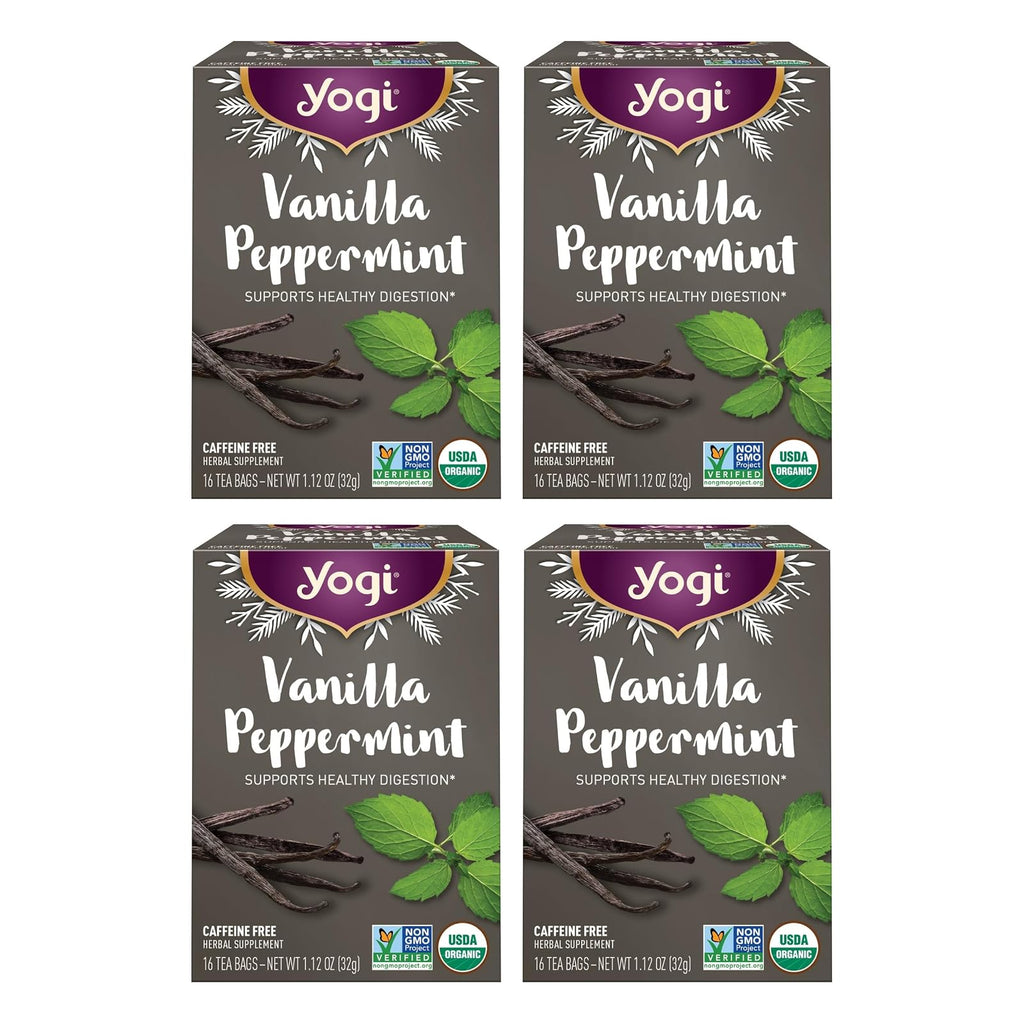 Yogi vanilla peppermint herbal tea