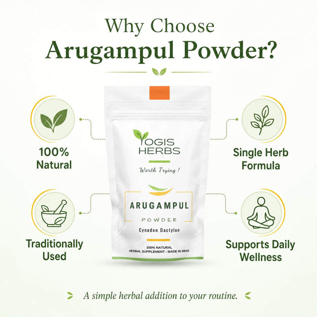 YOGIS HERBS Arugampul Powder nutrition