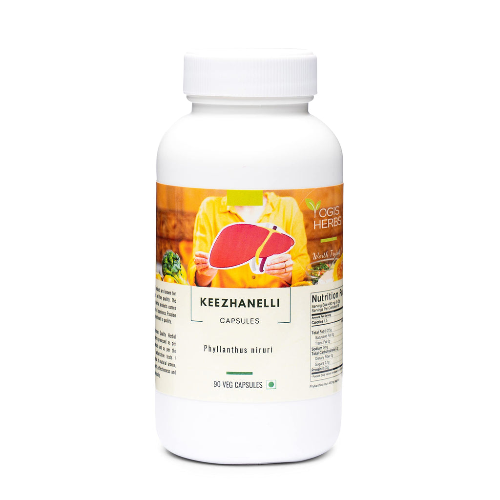 YOGIS HERBS Keezhanelli liver support capsules